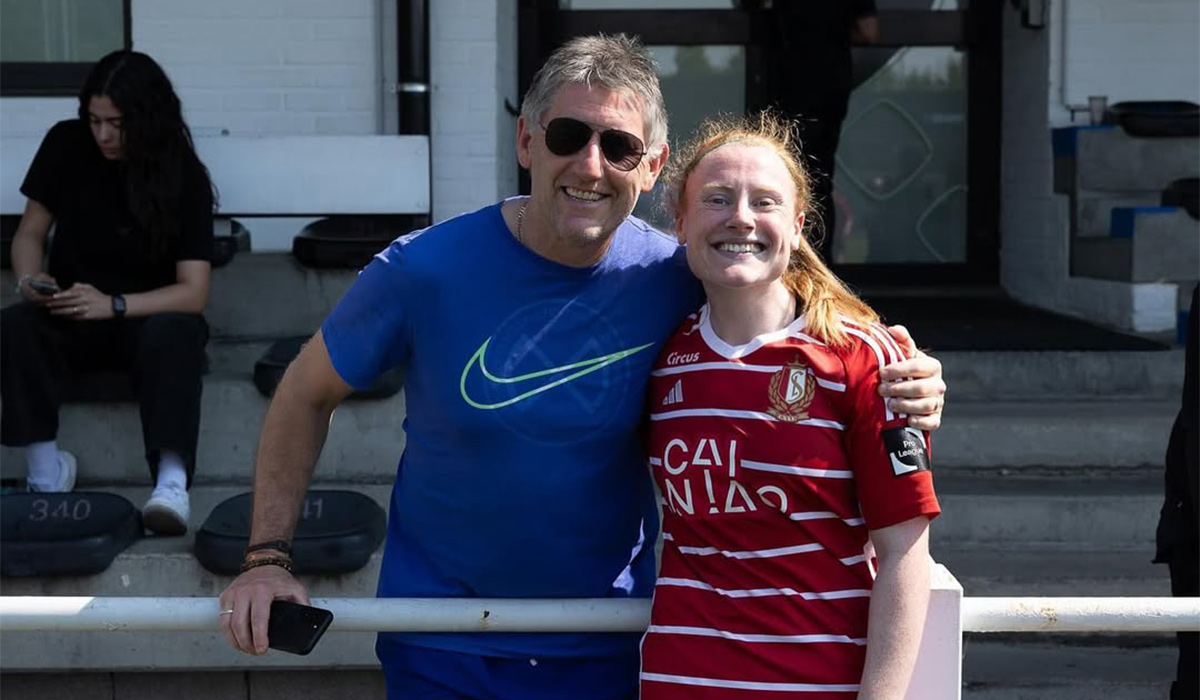 Amber Barrett's dad beams with pride as he says the girls in green are ...