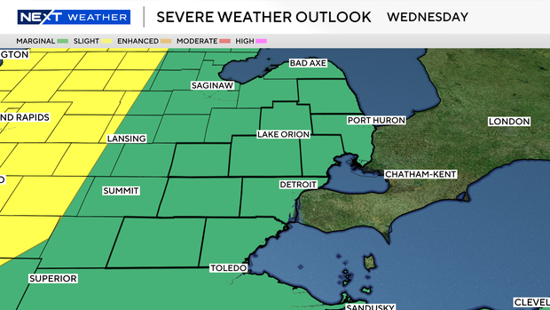 Heat and humidity building in metro Detroit, tornado warnings reported ...
