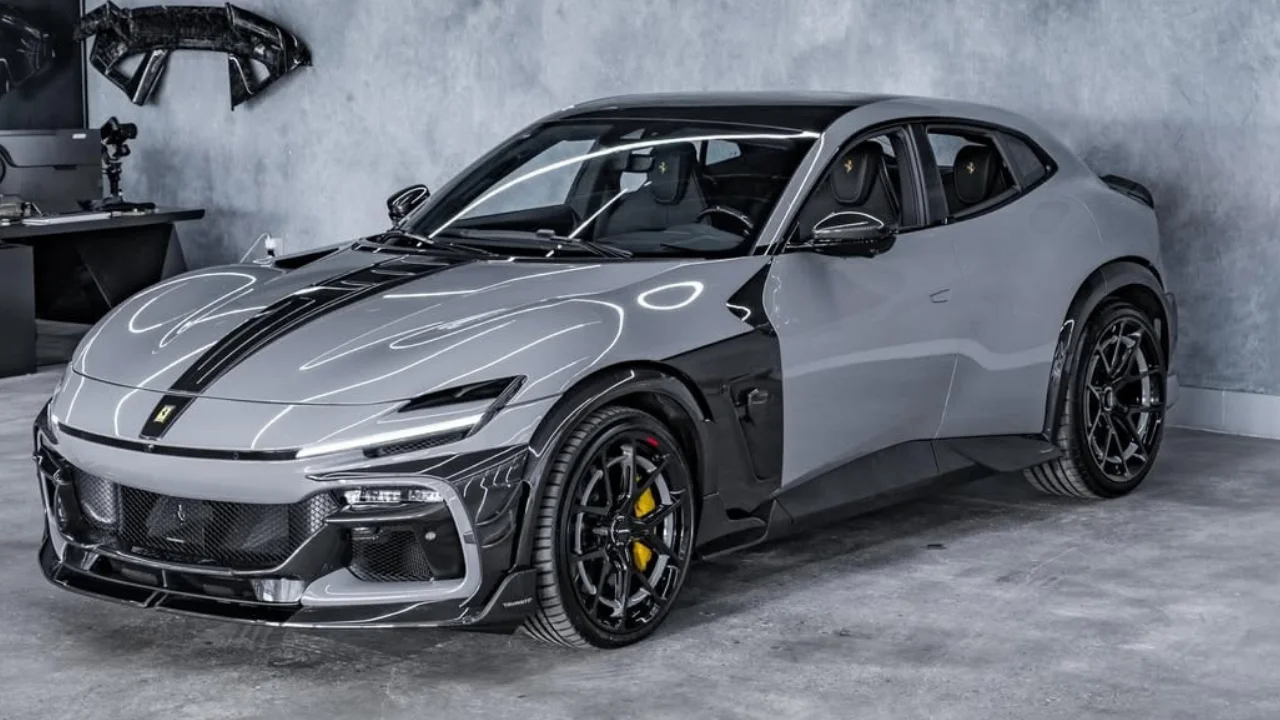 Mansory unveils its 'soft-kit' Ferrari Purosangue and this is ...