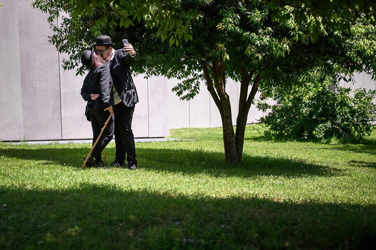 Hundreds of Charlie Chaplin lookalikes gather in Switzerland