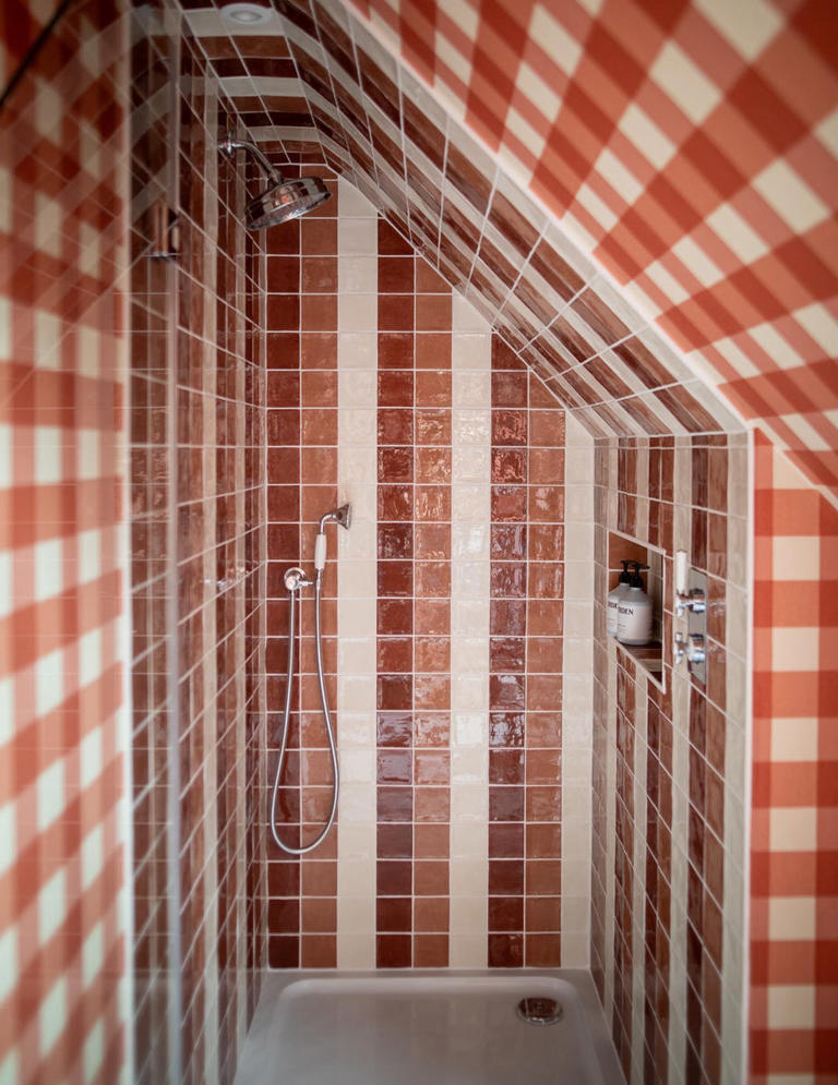 Before & after: How a tiny attic bathroom became a small-space show stopper