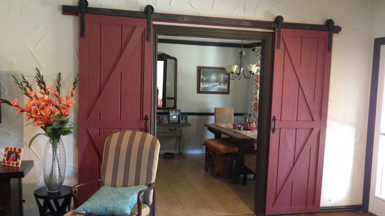 How to build a sliding barn door (step-by-step)