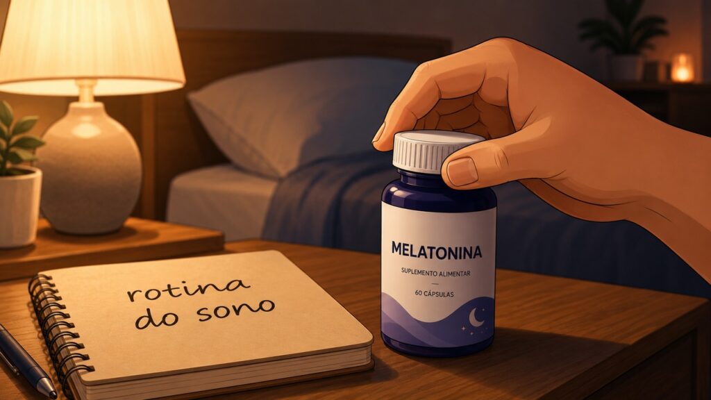 Melatonina parece simples, mas o uso prolongado ainda tem uma pergunta ...