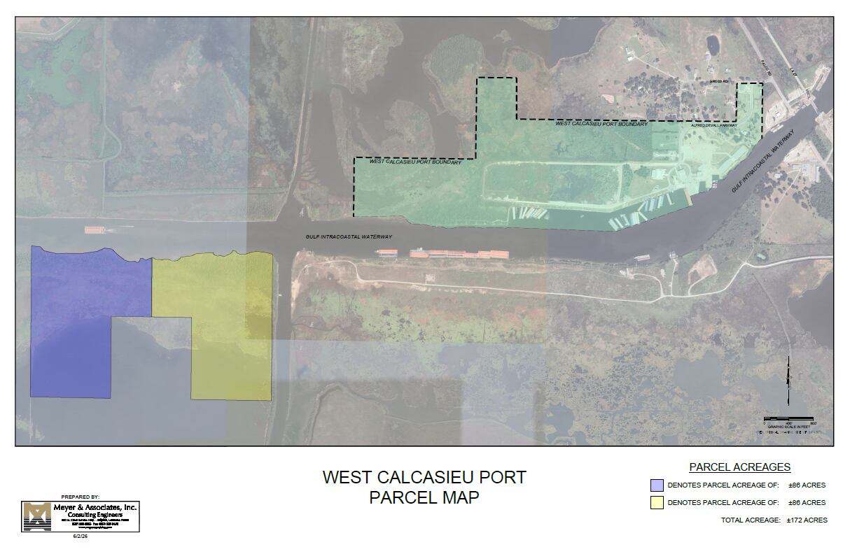 West Calcasieu Port nearly doubles acreage size with recent expansion