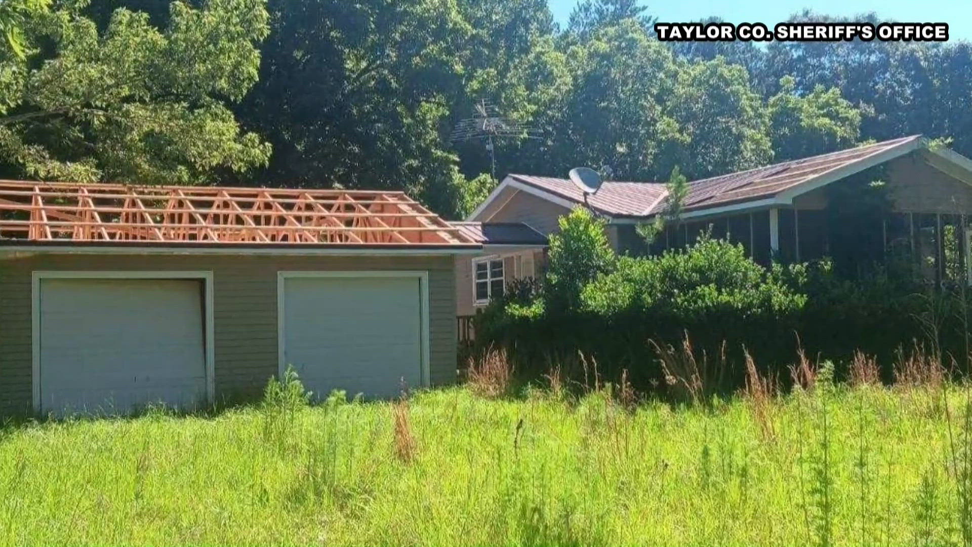 Man arrested for stealing roof off Taylor County home, sheriff's office ...