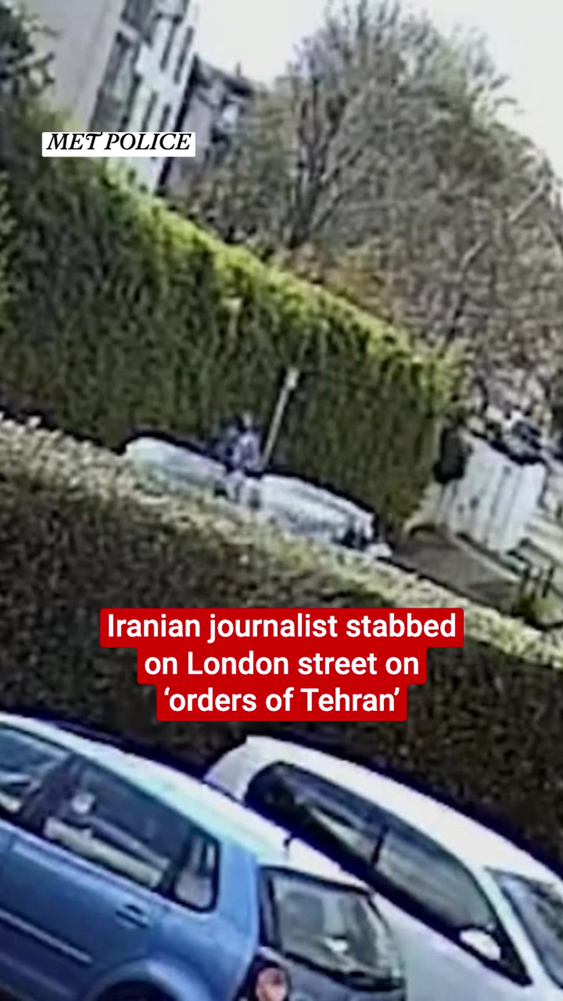 Iranian journalist stabbed on London street on 'orders of Tehran'