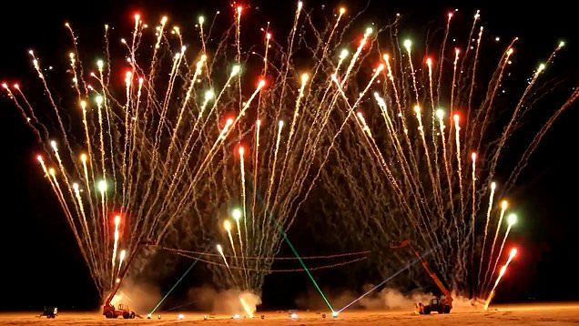 July Fourth firework show testing takes place in Mojave Desert