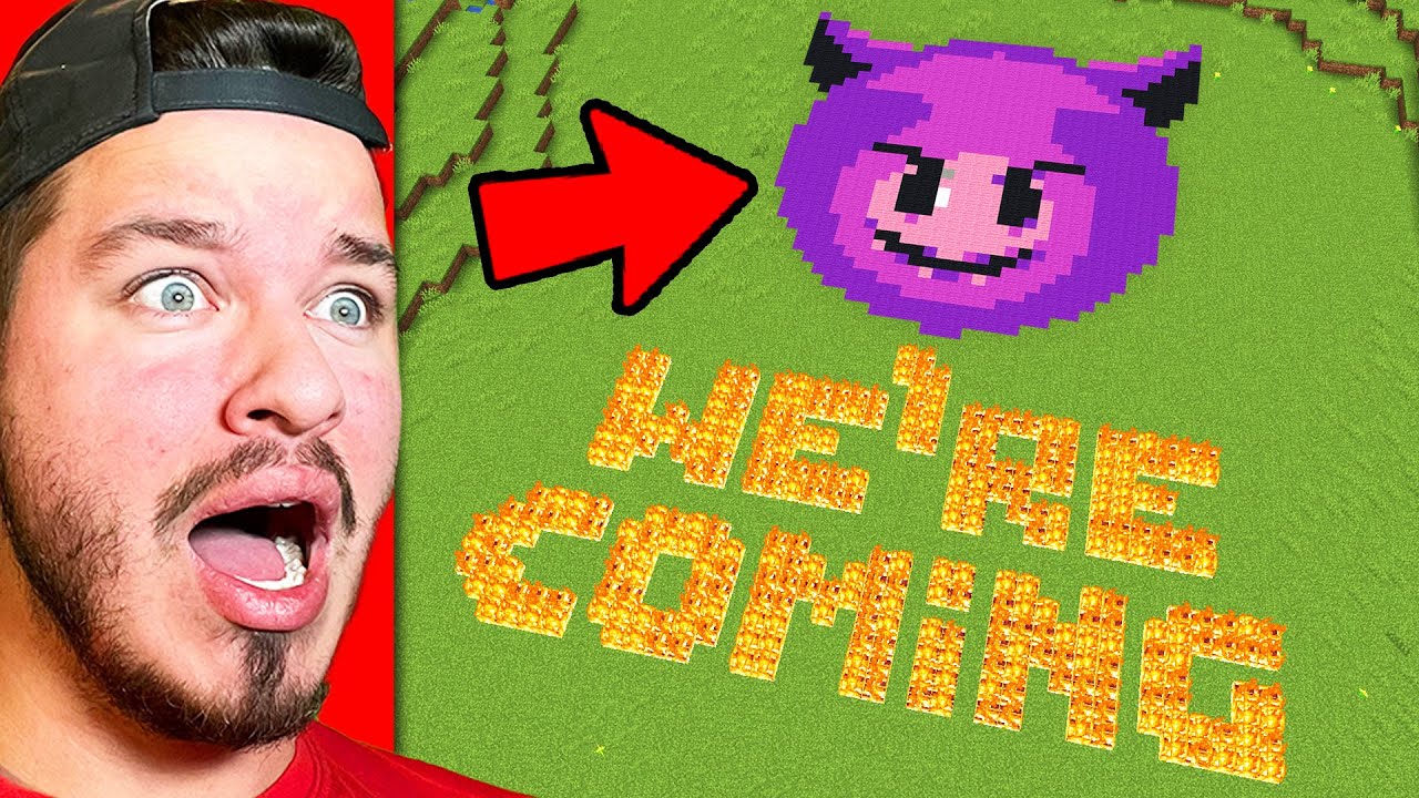 I fooled my friend with scary demons in Minecraft