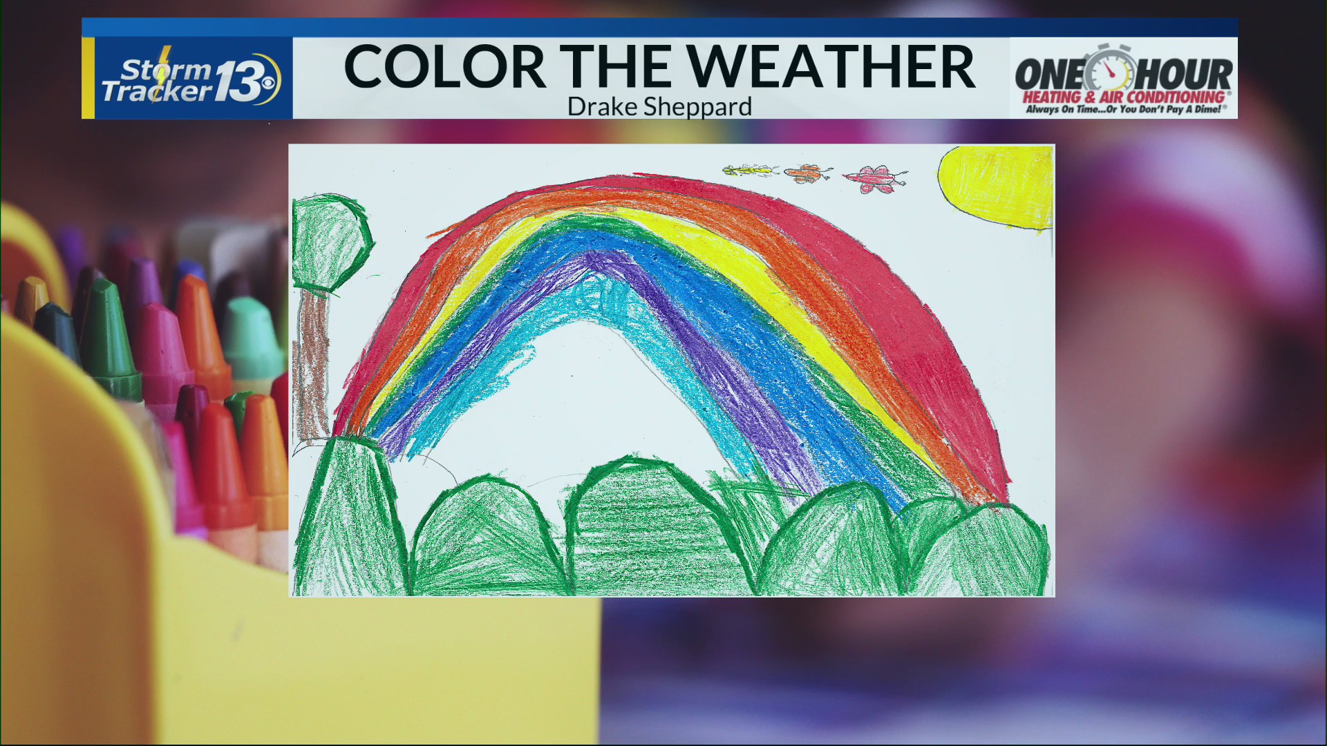 Color the weather: Drake Sheppard
