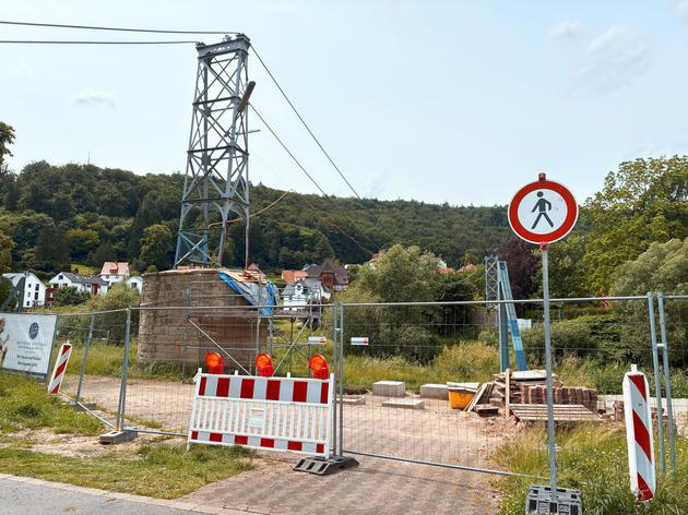Hängebrücke über der Fulda bleibt Baustelle – Prüfung deckt weitere ...