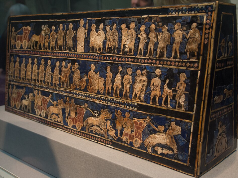 In 1928, archaeologists at Ur uncovered a royal cemetery of gold and ...