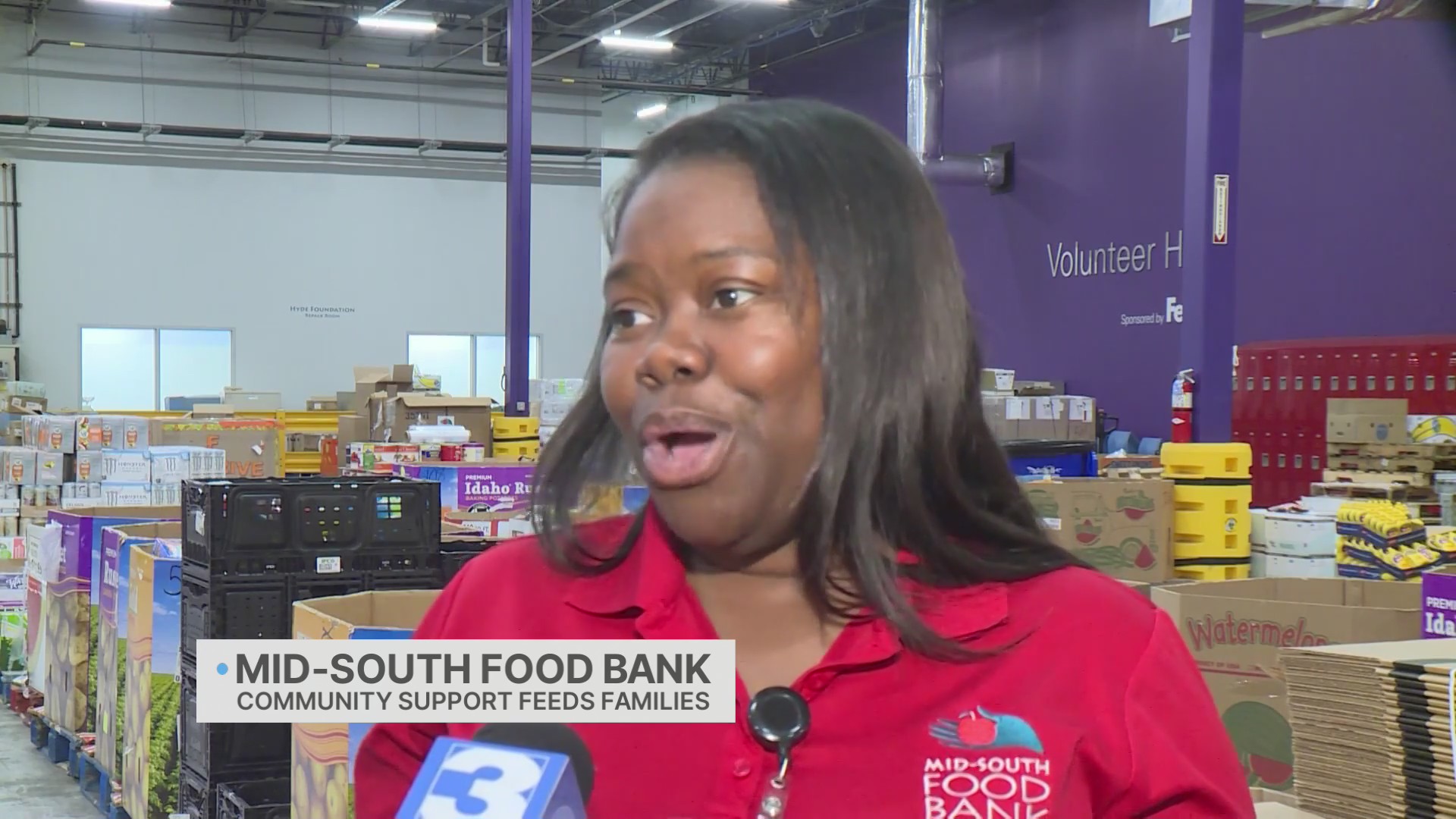 Mid-South Food Bank: 'A hand goes just as far as a dollar,' stresses ...