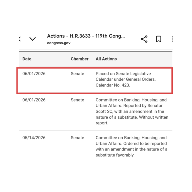 Clarity Act is four steps away from becoming law before August recess ...