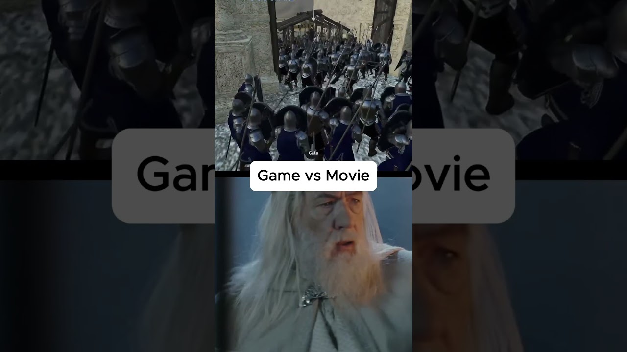 Lord of the Rings Game vs Movie