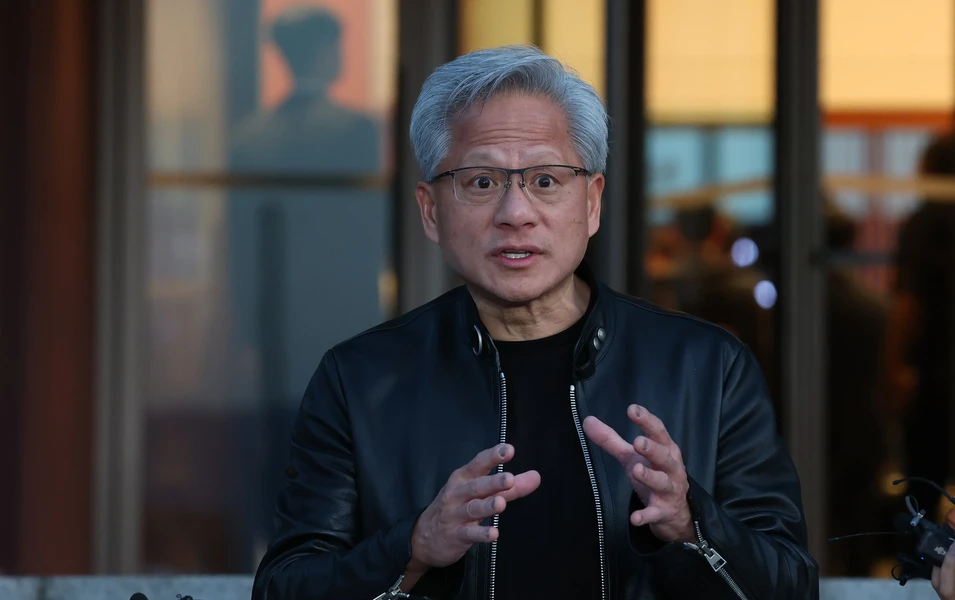 Huang calls AI stock selloff a rare buying opportunity