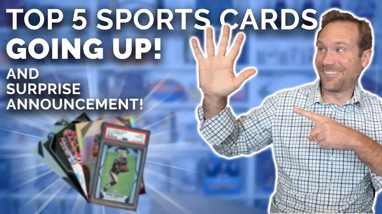 Top 5 hottest sports cards + surprise announcement! 🎉