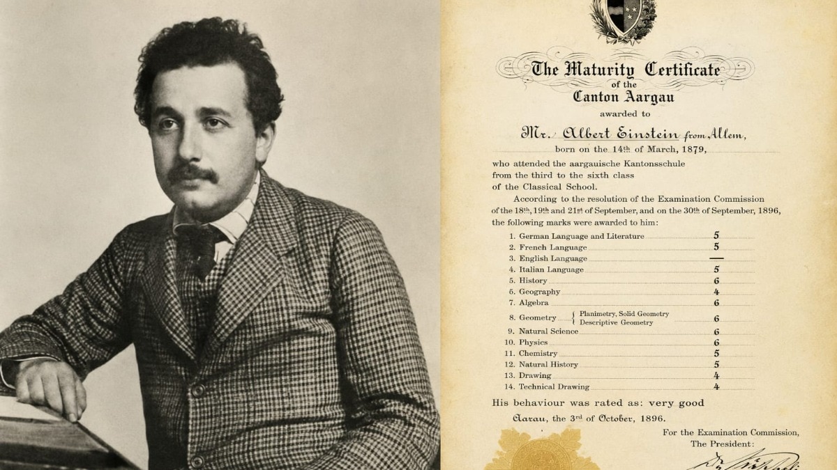 What Albert Einstein's viral marksheet reveals about talent beyond marks