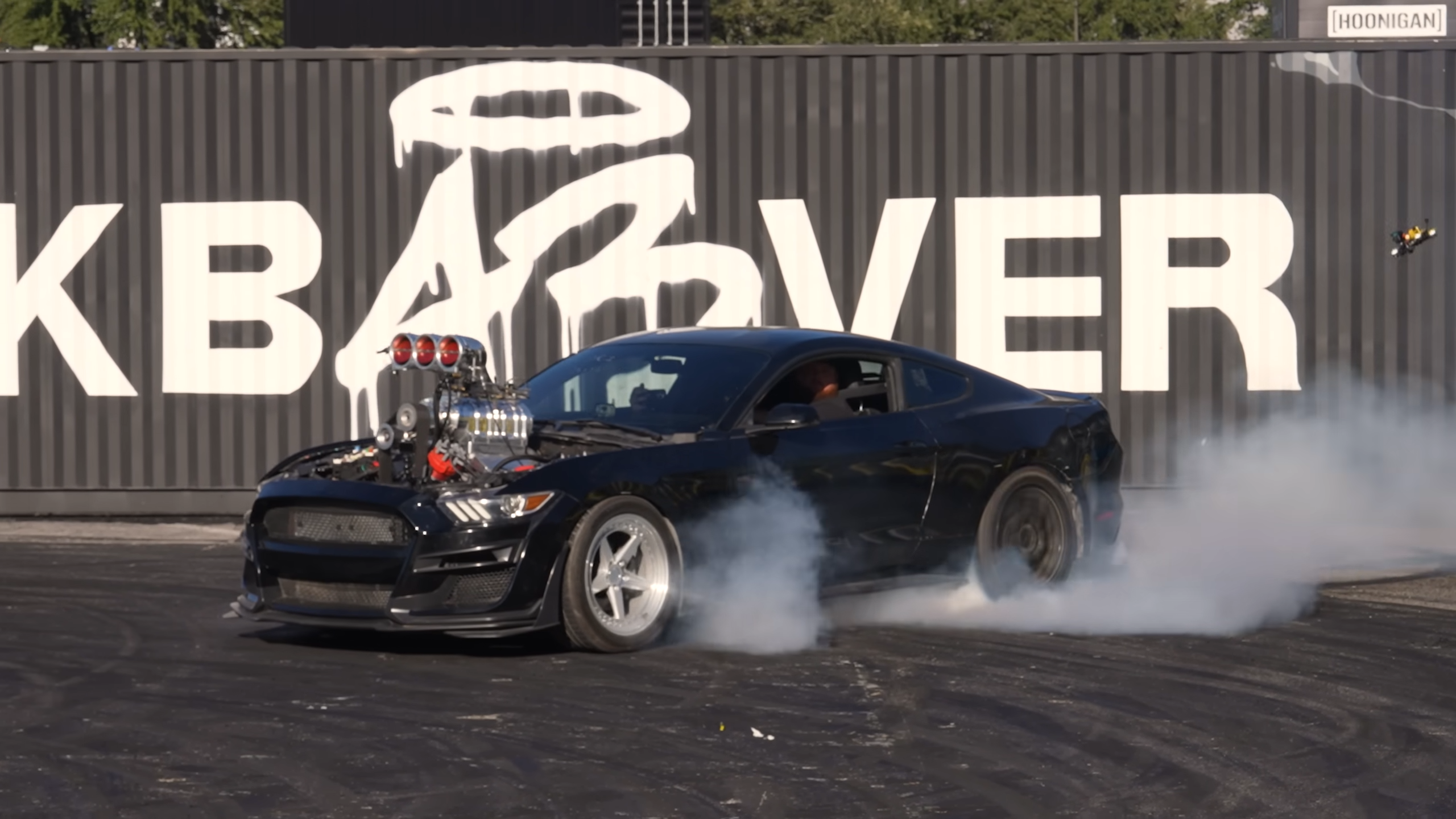 Watch how things got out of control when I took this Mustang to burnout ...