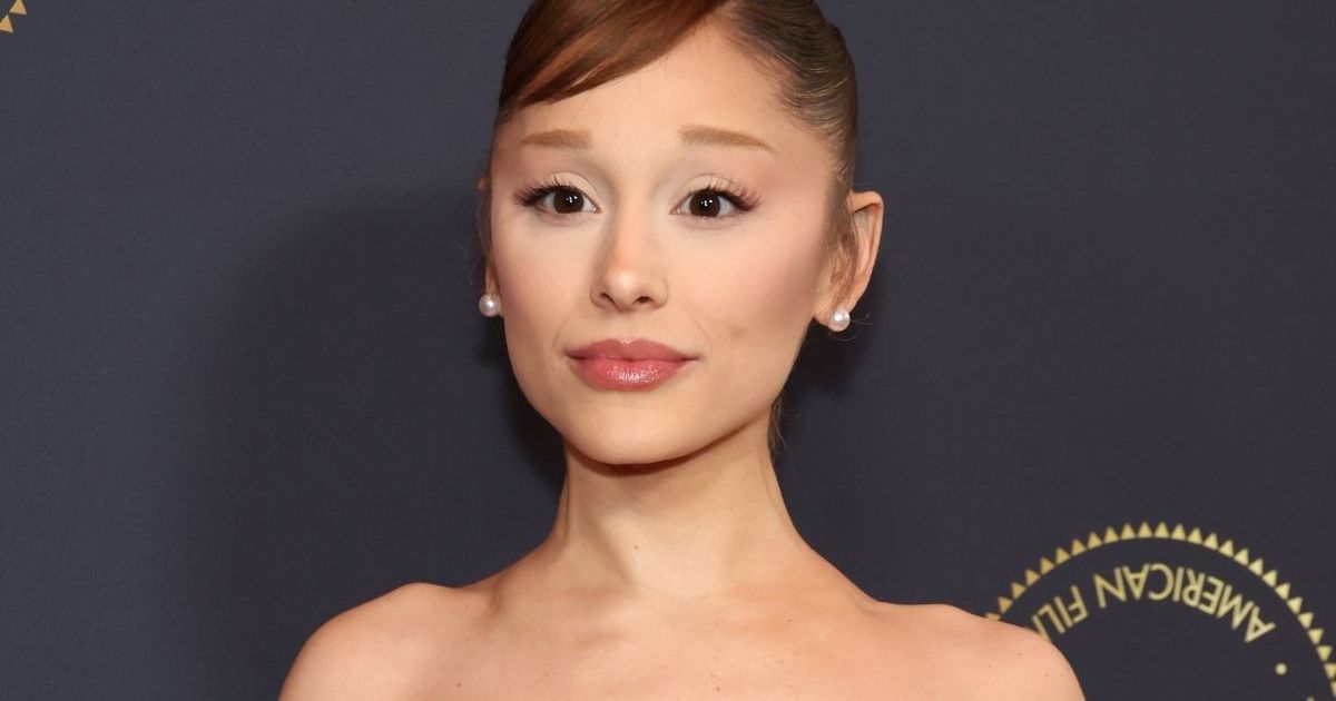 Ariana Grande's Ludovic de Saint Sernin lace micro minidress is so sheer