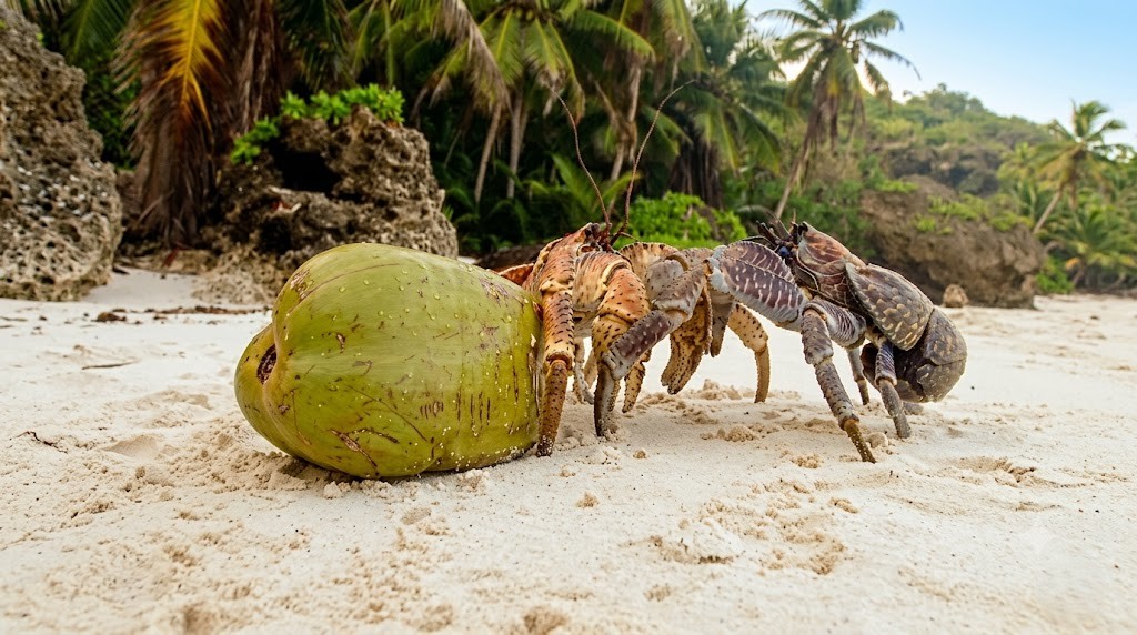 This giant crab can crush more than just coconuts