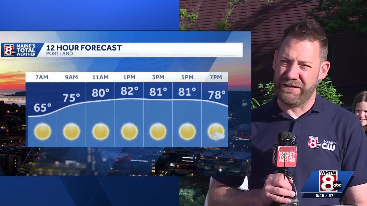 Sunny conditions today, rain back tomorrow