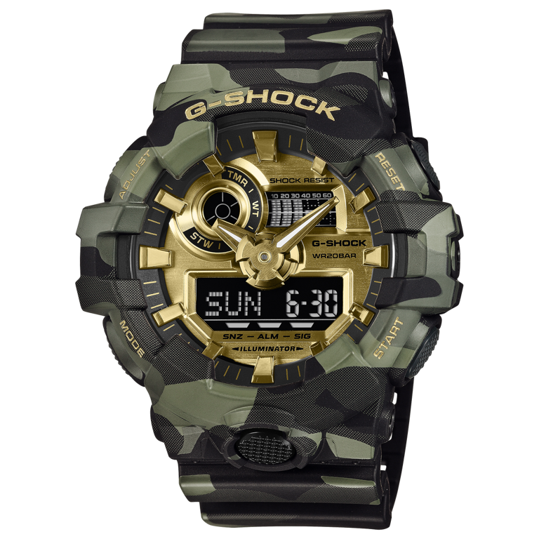 Casio quietly launched 3 new gold-toned camouflage G-Shock watches ...