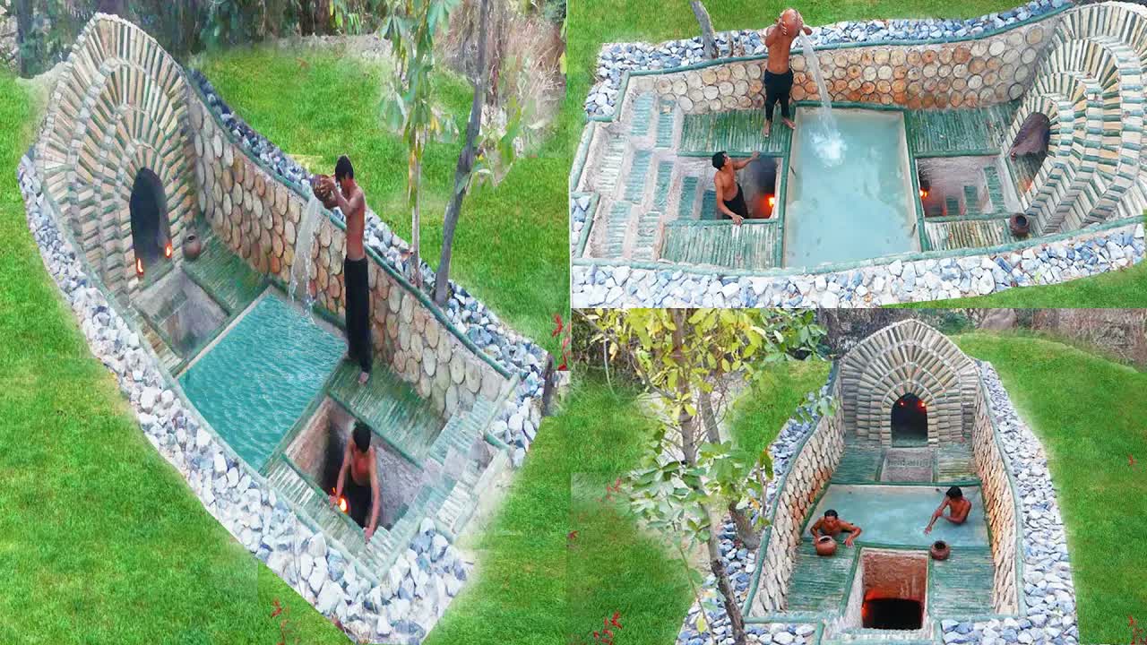 Two Men Built a Secret Underground Pool Like Civilization Already Collapsed