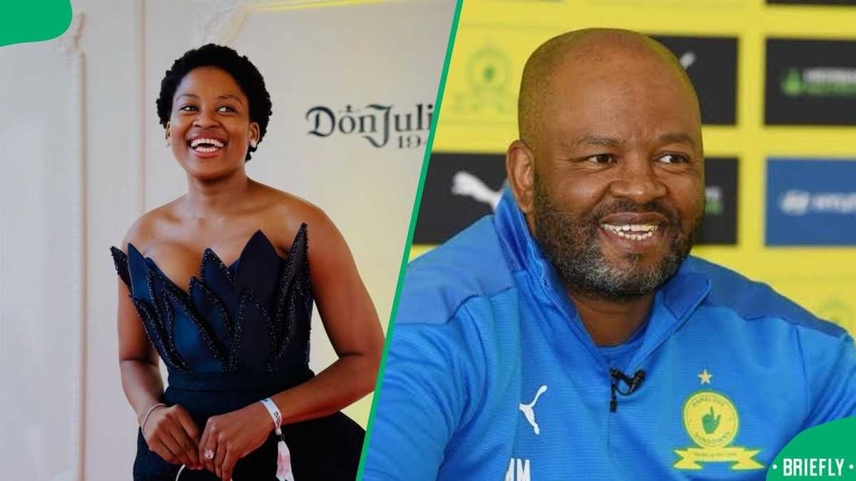 Video: Sundowns coach Manqoba Mngqithi and his daughter Asavela ...