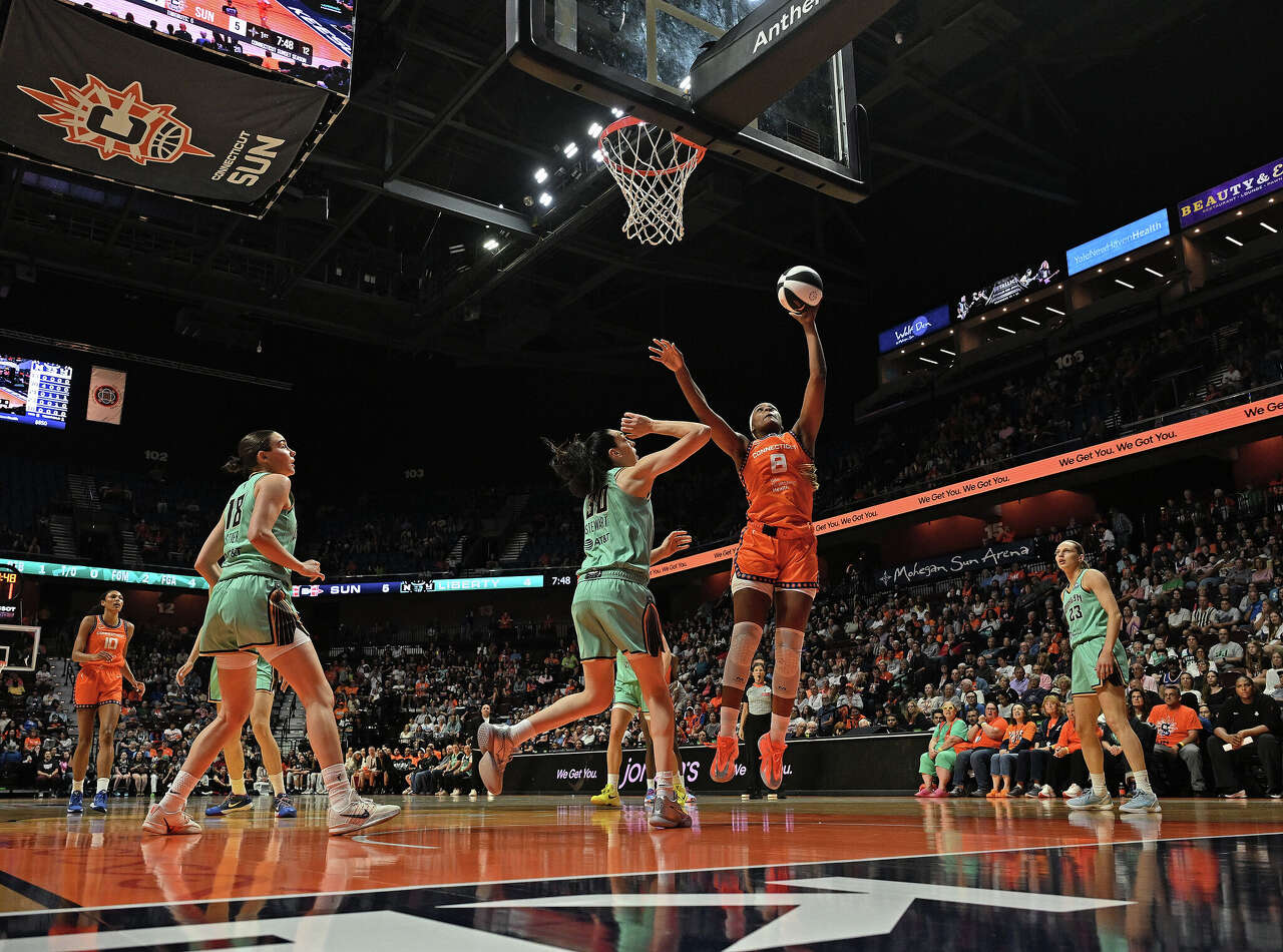 Connecticut Sun fall short against New York Liberty despite strong ...