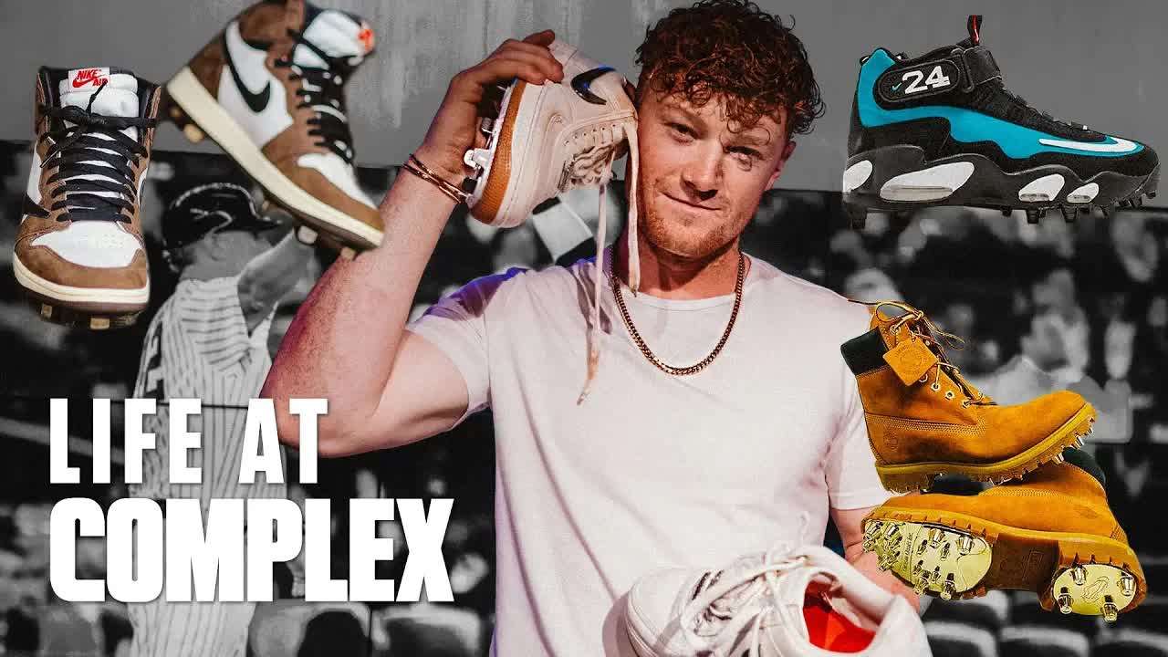 Clint Frazier shows off his custom baseball cleats | #LIFEATCOMPLEX