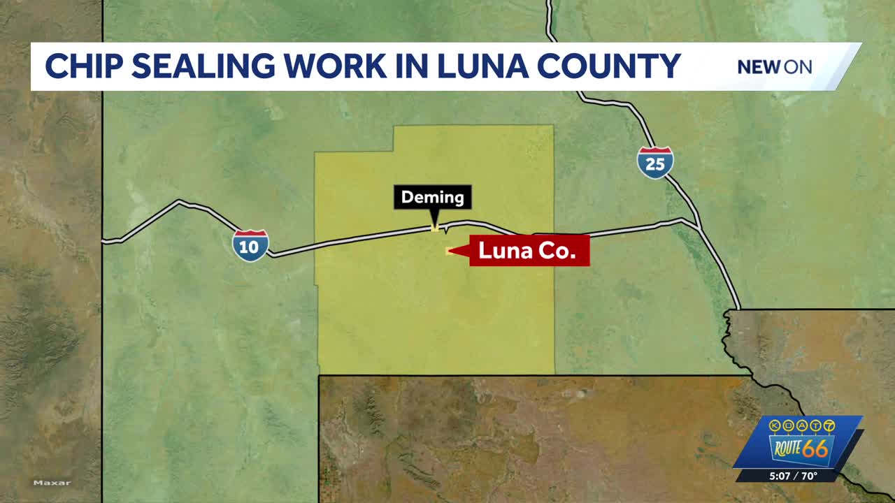 Road improvements underway in Luna County