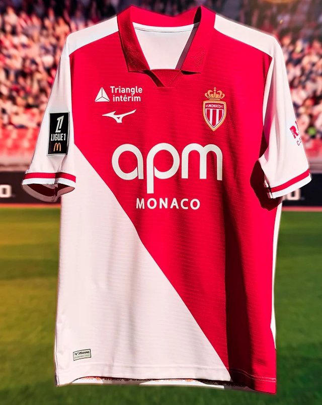 Monaco et l’OL dévoilent leurs nouveaux maillots domicile