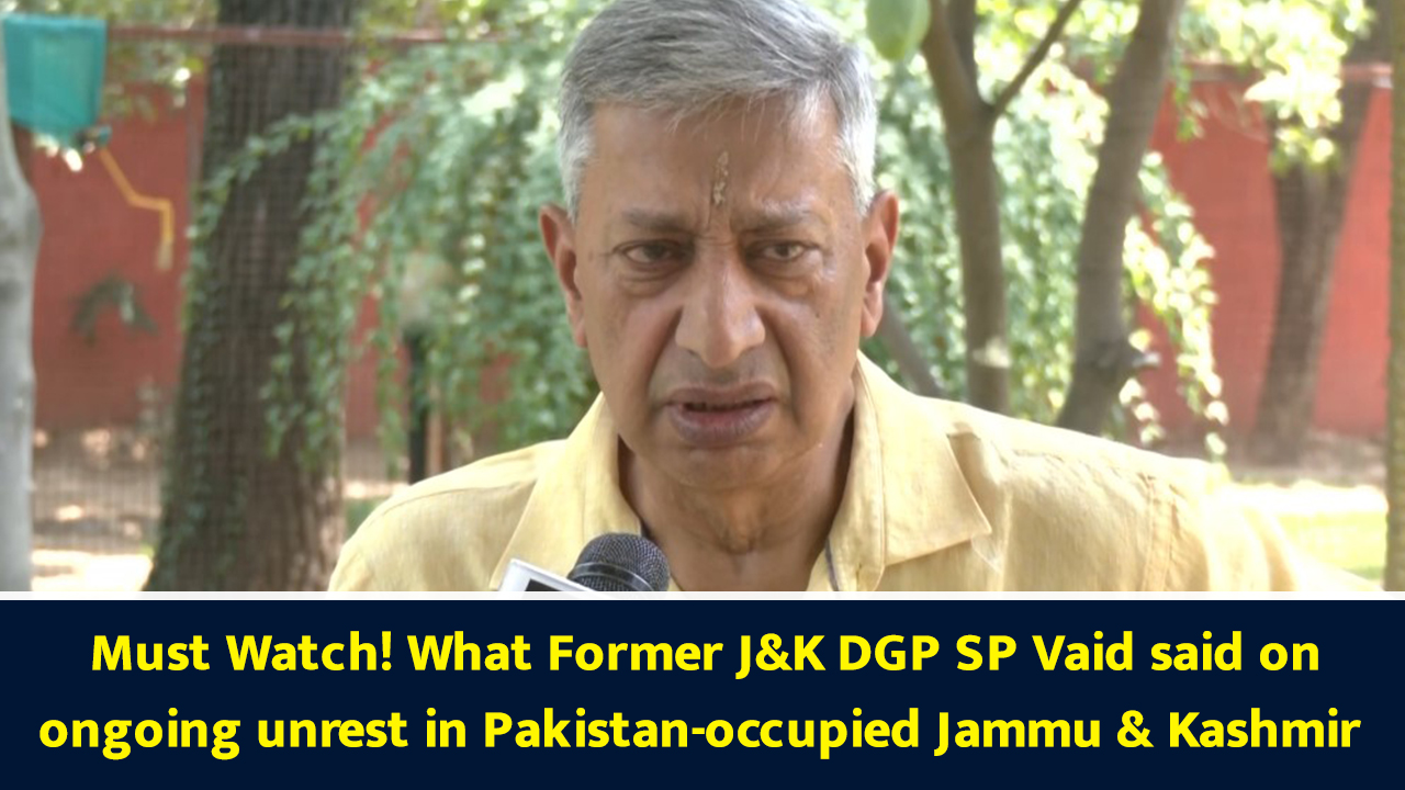Must watch! What former J&K DGP SP Vaid said on ongoing unrest in ...