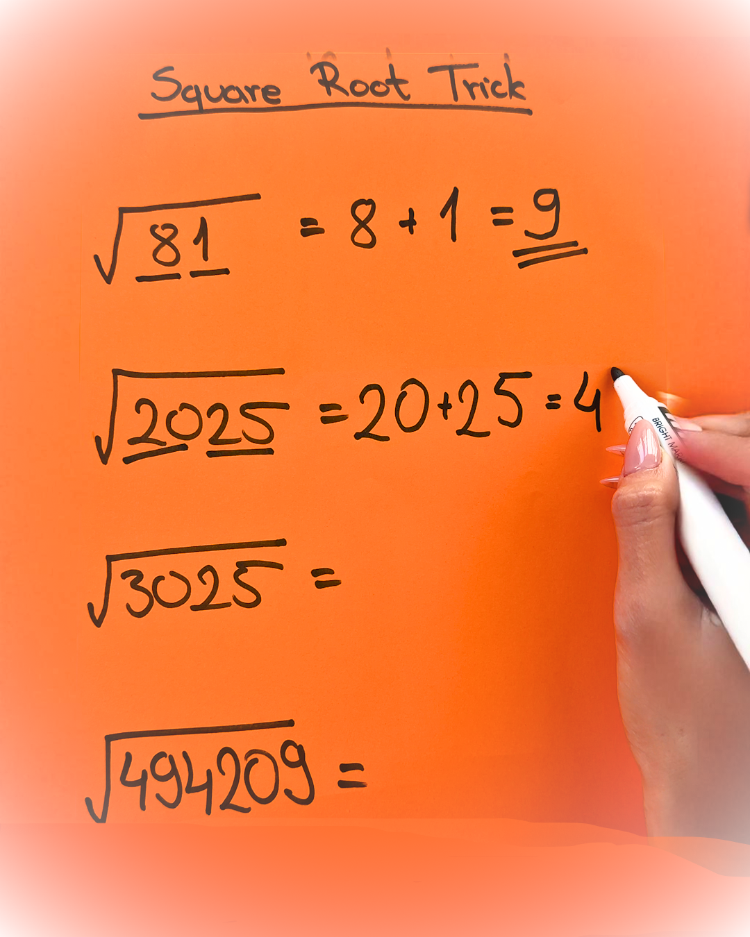 Square root calculations made super simple