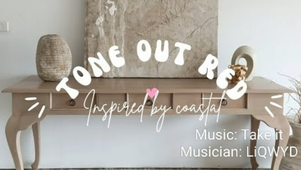 My simple method to give timber furniture a vintage look