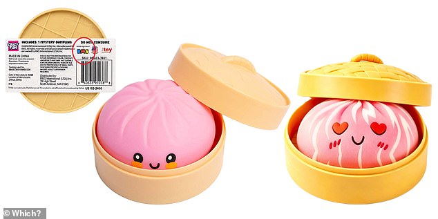 Experts issue warning over 'squishy dumpling' toys amid fears they ...