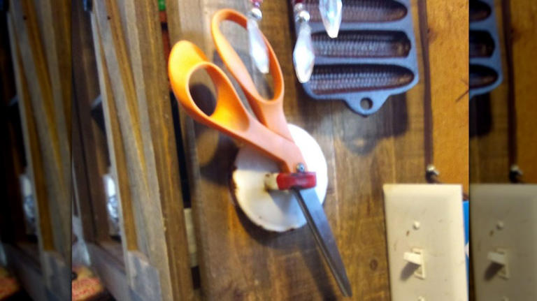 Never toss an old pot lid: Here's a clever way to use it for garage storage