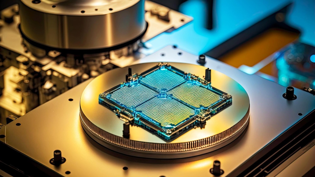 A modern chip switches billions of transistors a second with no moving ...
