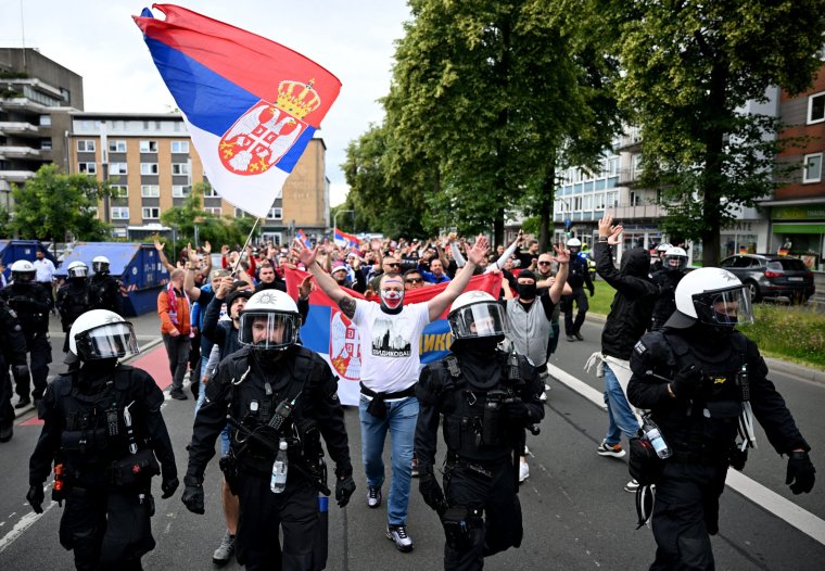 Inside the World Cup police operation – guns, Tasers and pepper spray