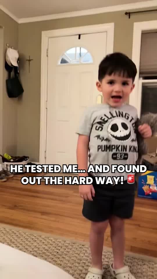 Revenge on my son for testing me
