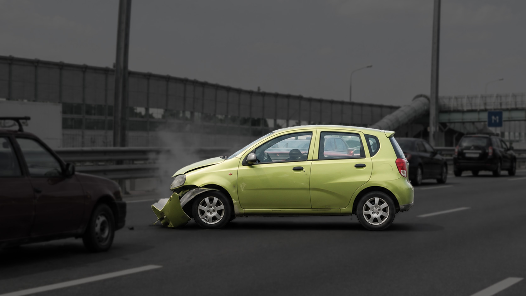 Crash caught on camera