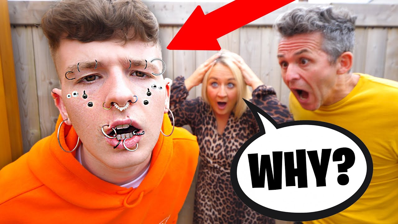 I pierced my entire face