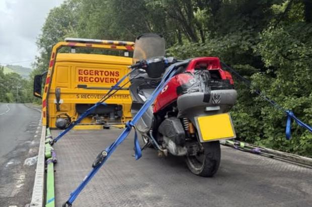Stolen moped seized by neighbourhood officers in community win