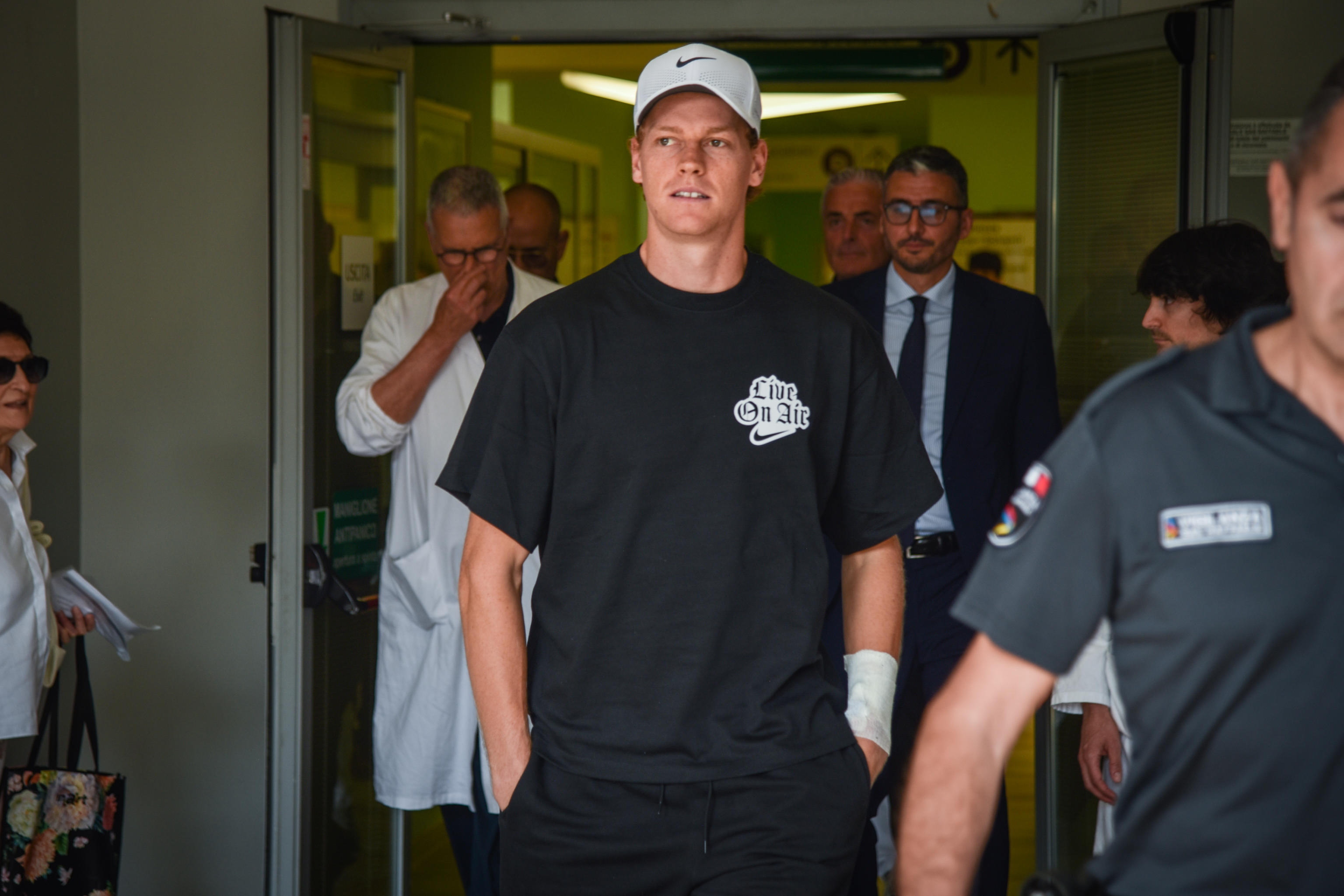 Sinner back at Milan's San Raffaele hospital to complete checks