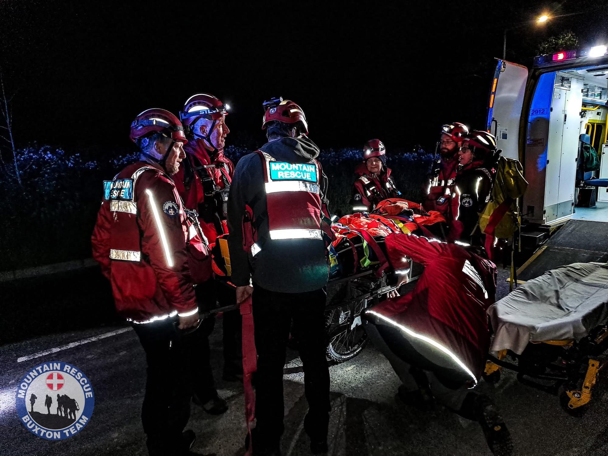 Climber taken to hospital after suffering injuries during fall at ...