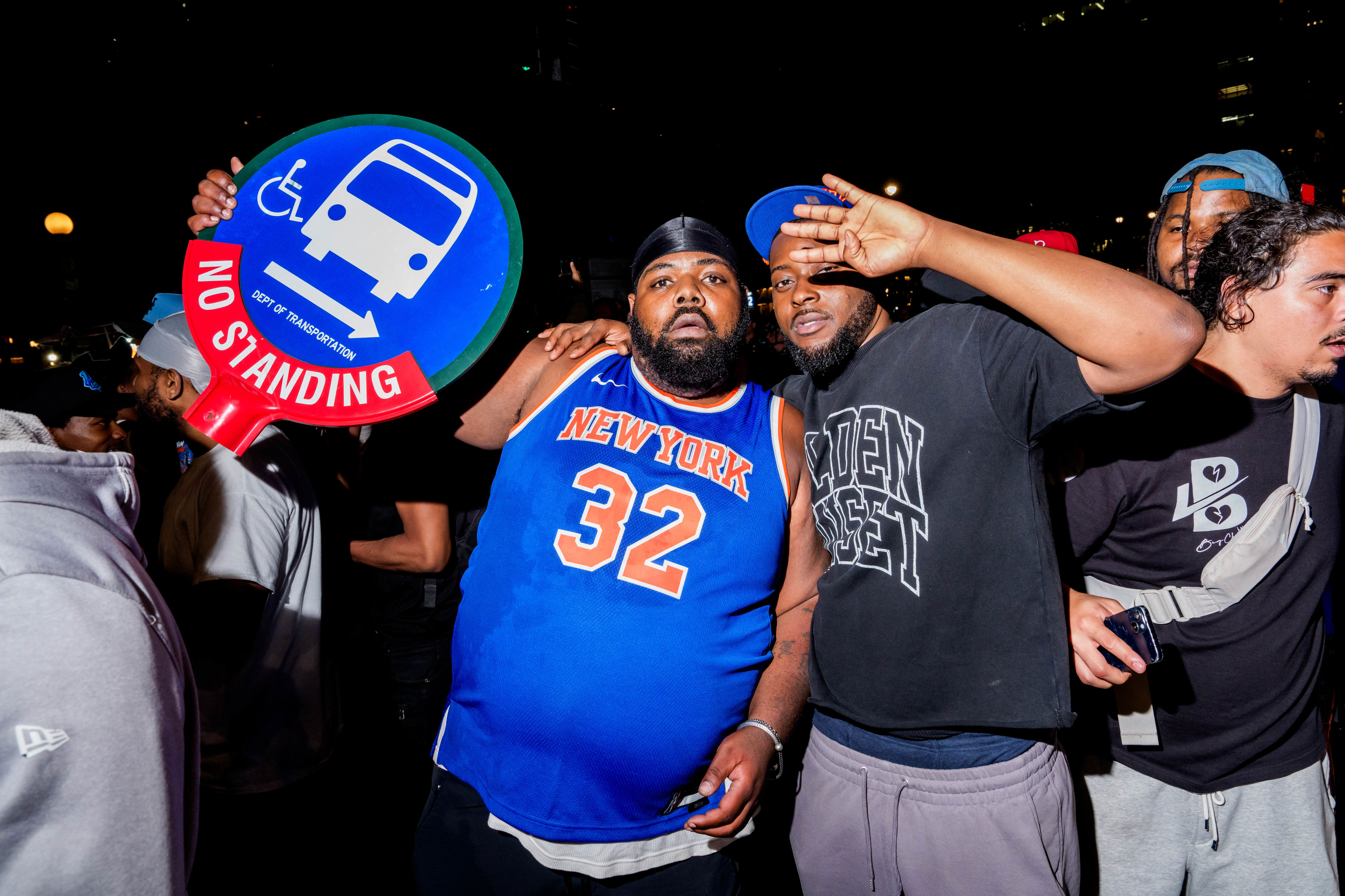Knicks watch party descends into chaos as police pepper spray fans