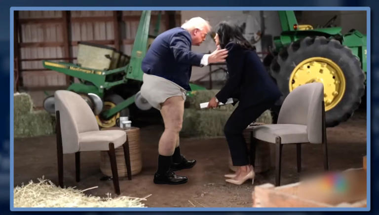 Jimmy Kimmel plants loaded AI diaper on prez to mock NBC interview ...