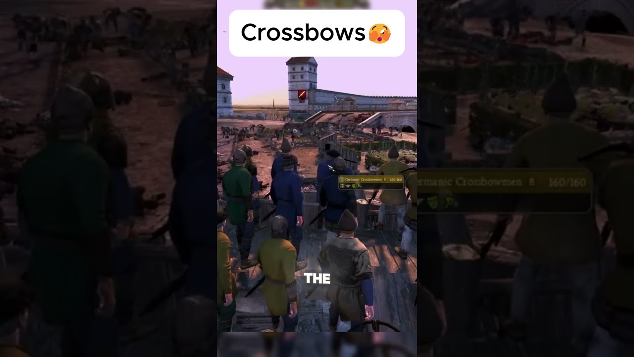 Crossbow flank that ends battles instantly
