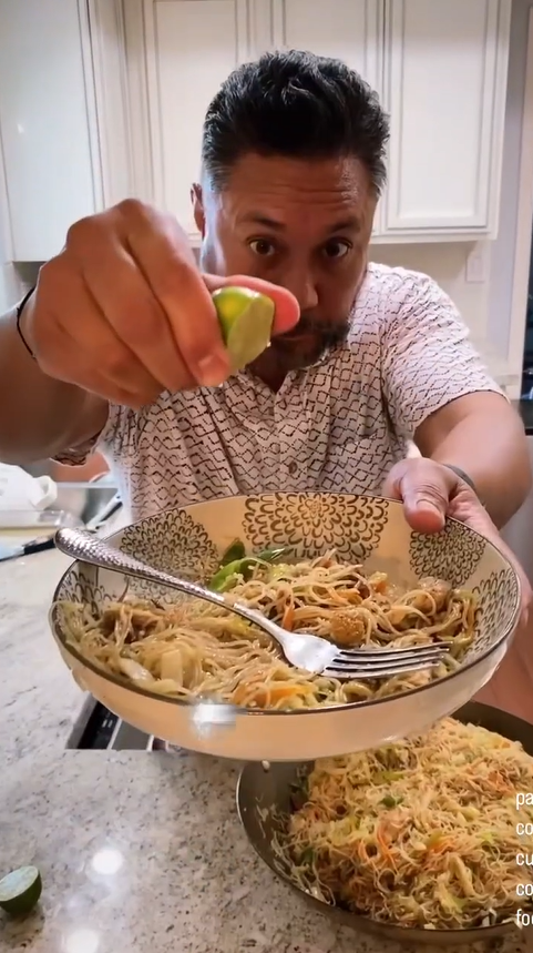 Filipino pancit bihon made my way