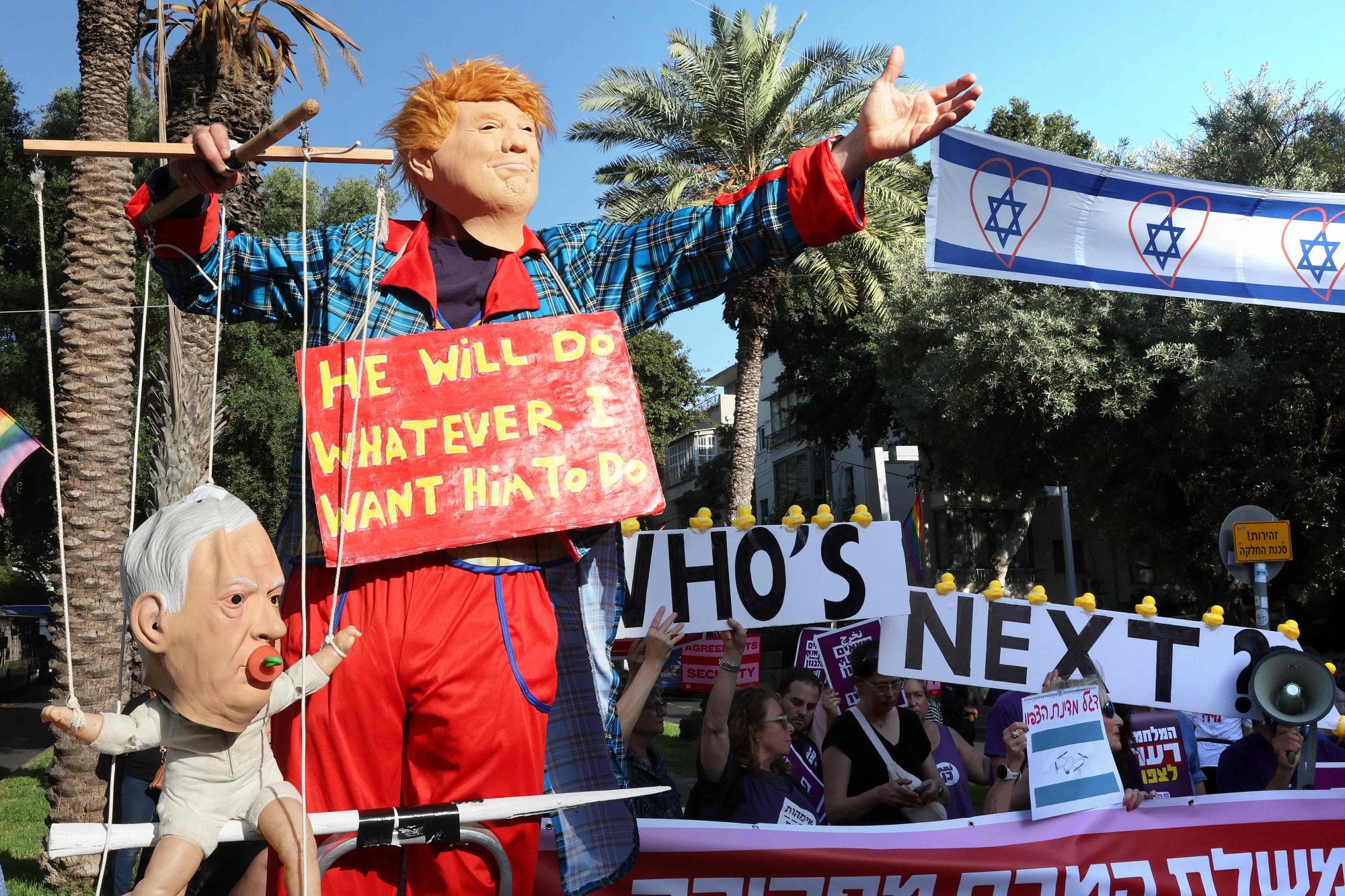 Is Trump calling the shots on Israel, or just pretending to?